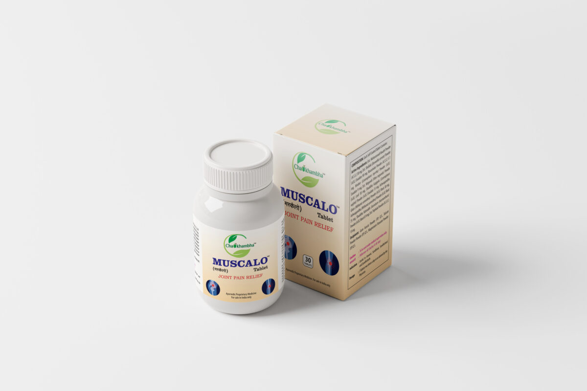 Muscalo Joint Pain Relief Tablet (60 Tab) - Chaukhambha Healthcare ...